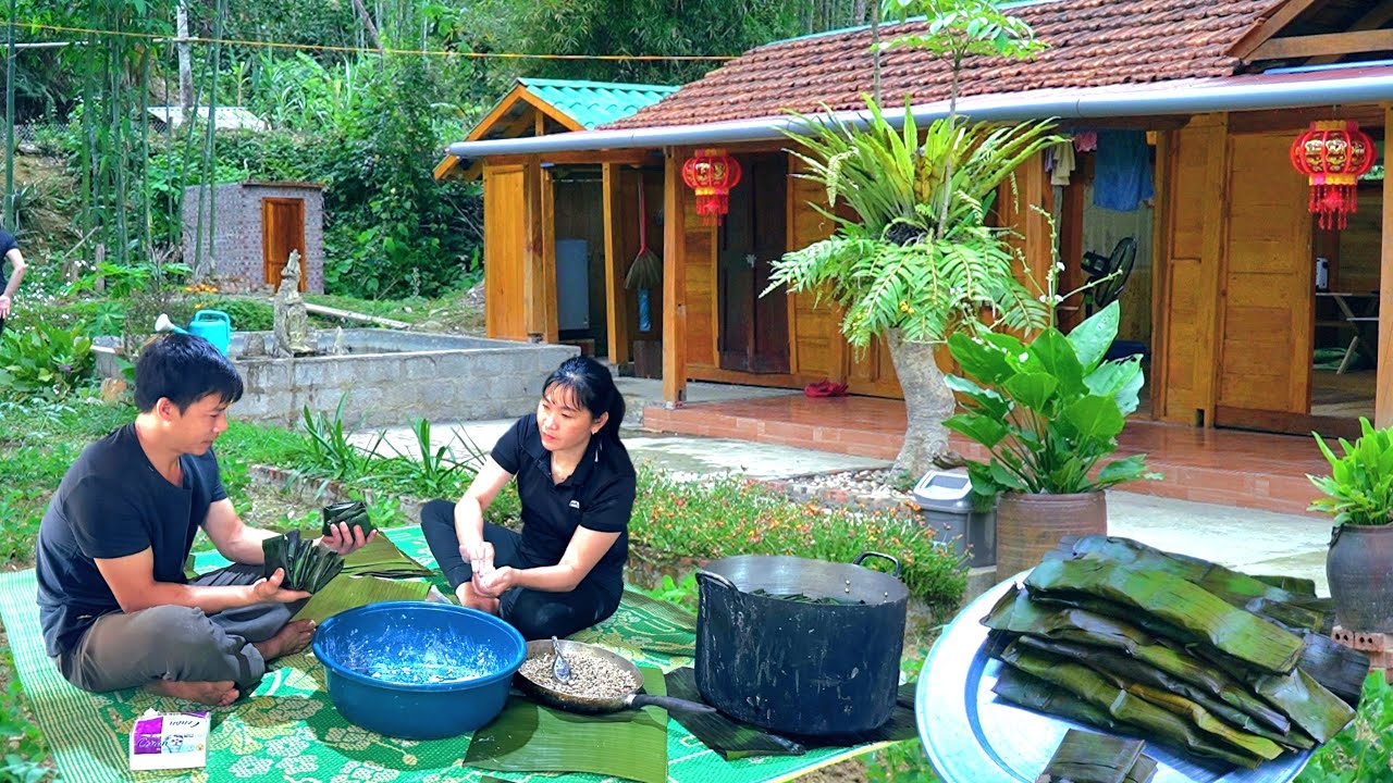 Harvest snails for farming. Together Make BOLD cakes on Qingming ...