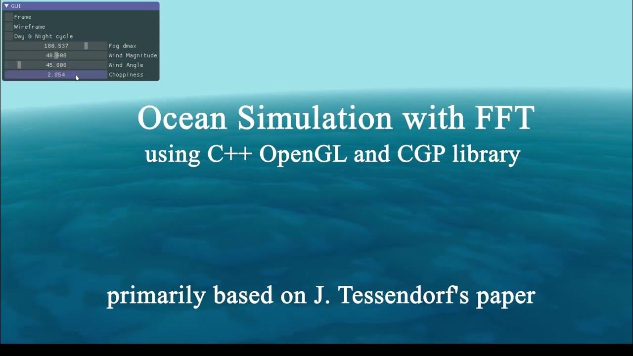 Ocean FFT (C++ and OpenGL) - YouTube