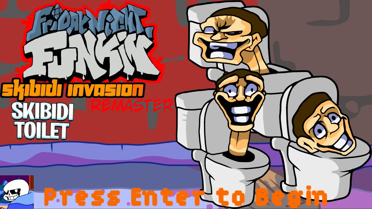 FNF SKIBIDI TOILET SKIBIDI INVASION REMASTER #skibiditoilet #skibidi ...