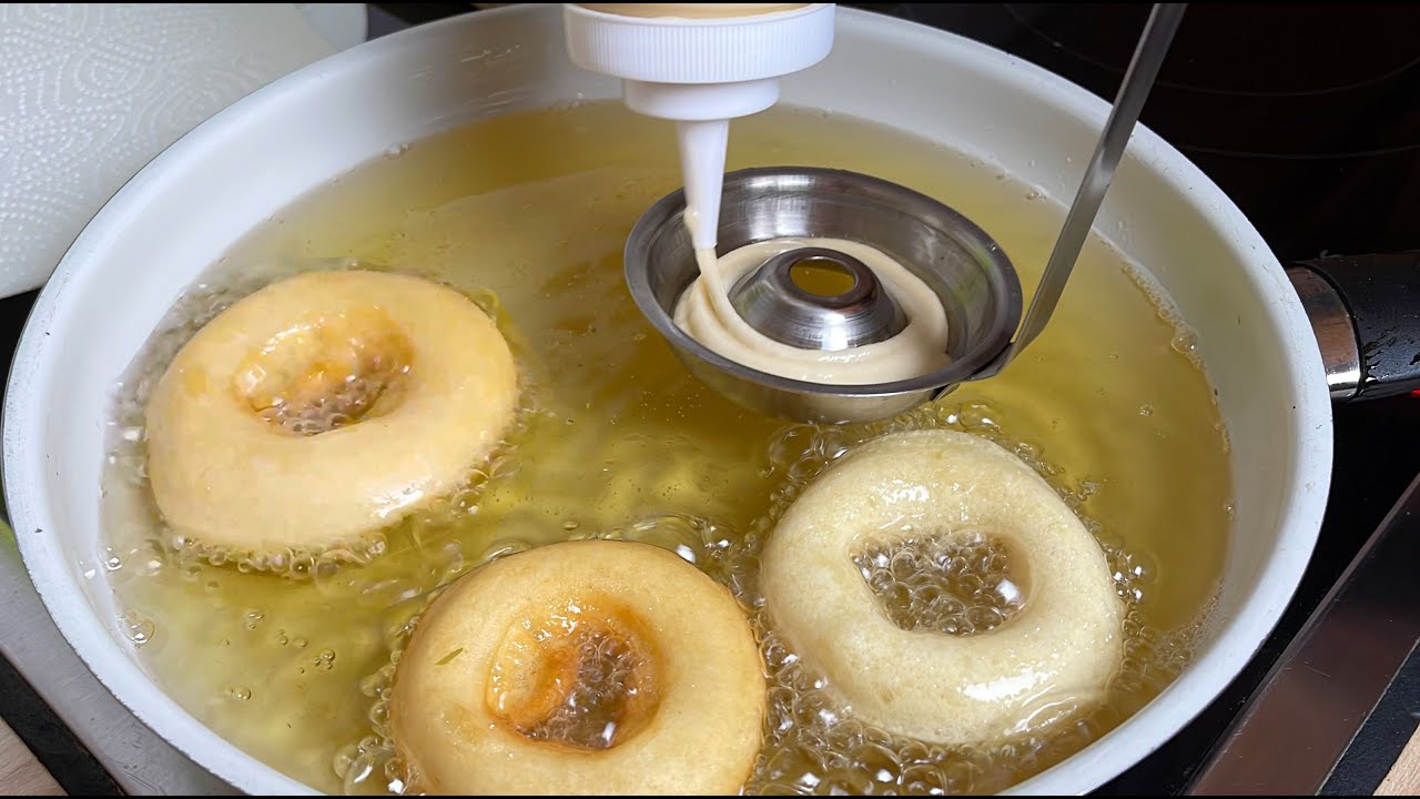 How to make liquid donuts in 3 mins! سه دقیقه دونات مزه دار دیگر از ...