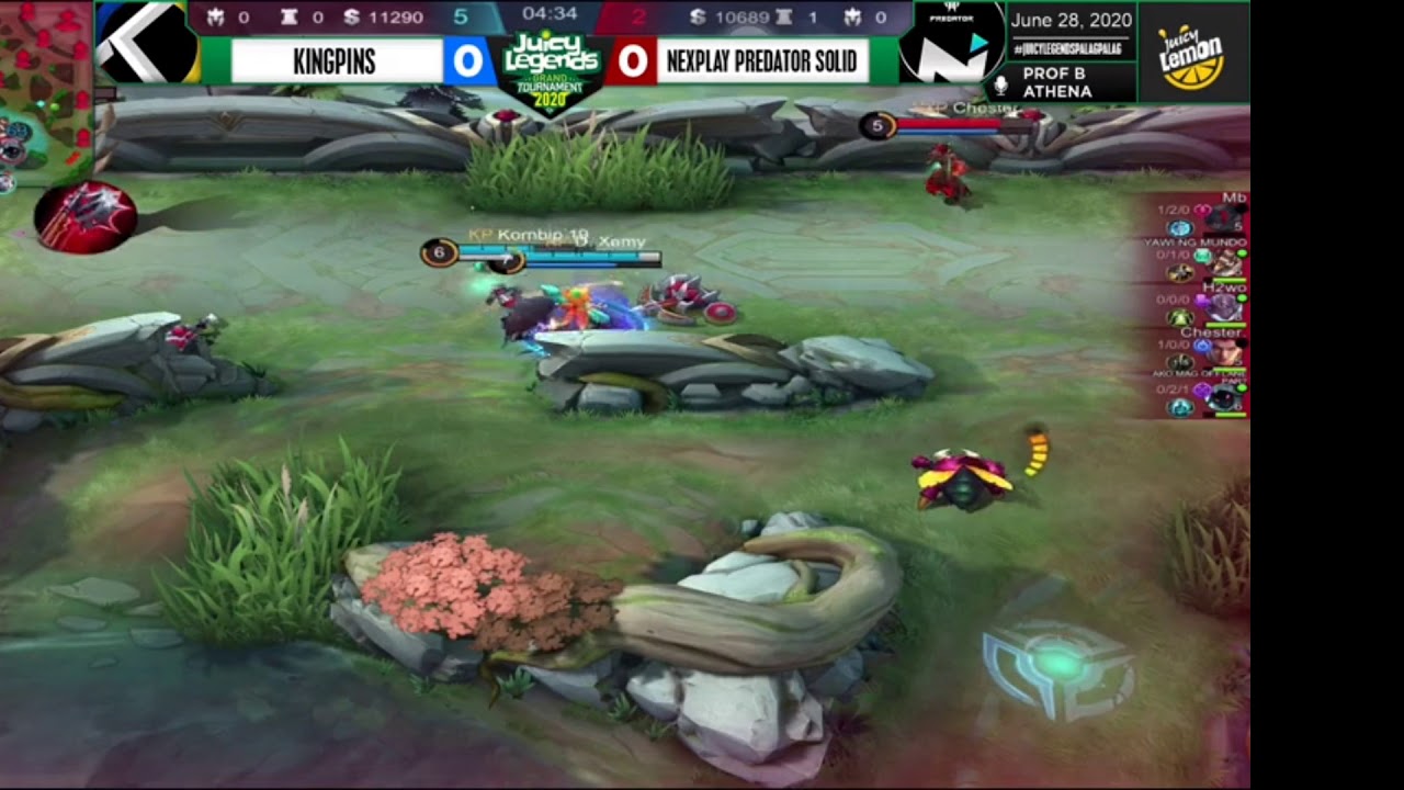 NEXPLAY PREDATOR SOLID VS KINGPINS GAME 1 JUICY LEGENDS GRAND ...