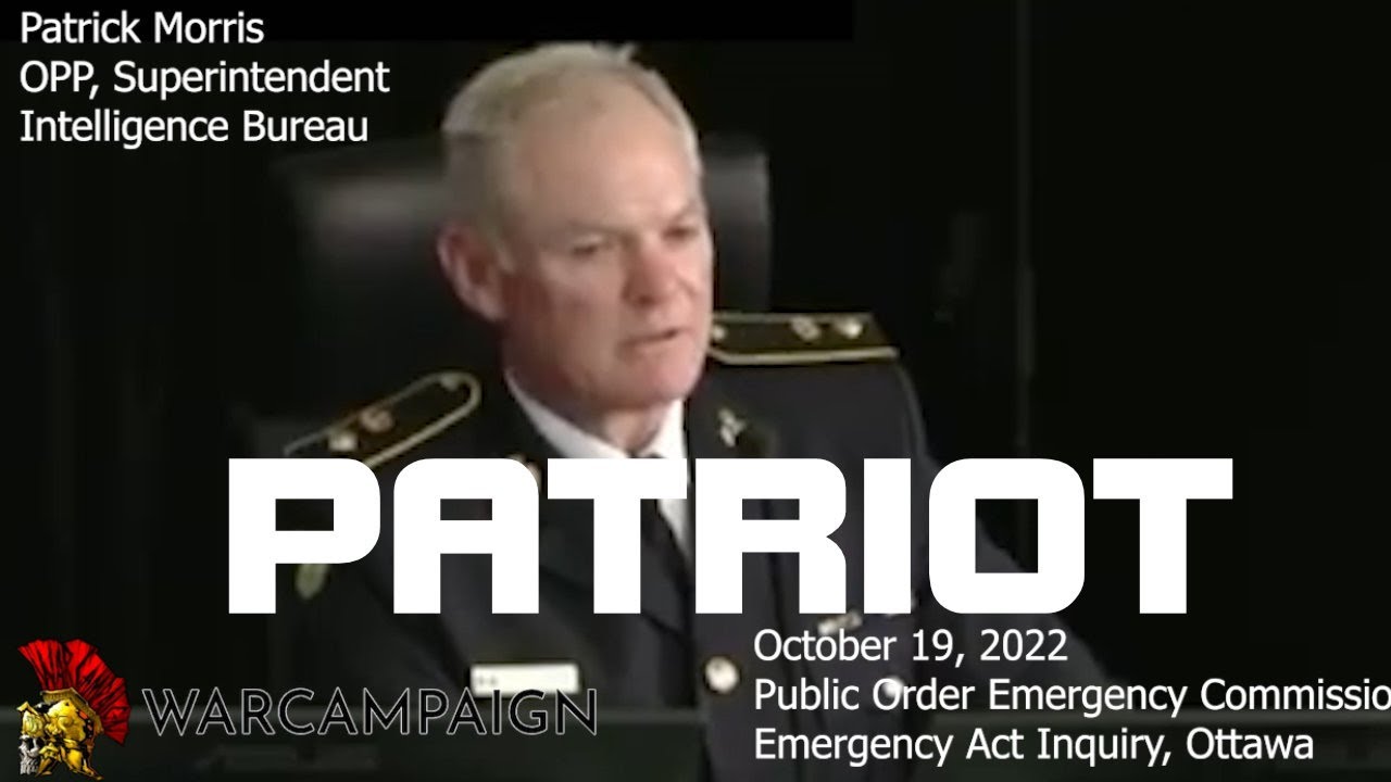 MEDIA WAS WRONG - Patriot OPP Intelligence Officer, Public Order ...