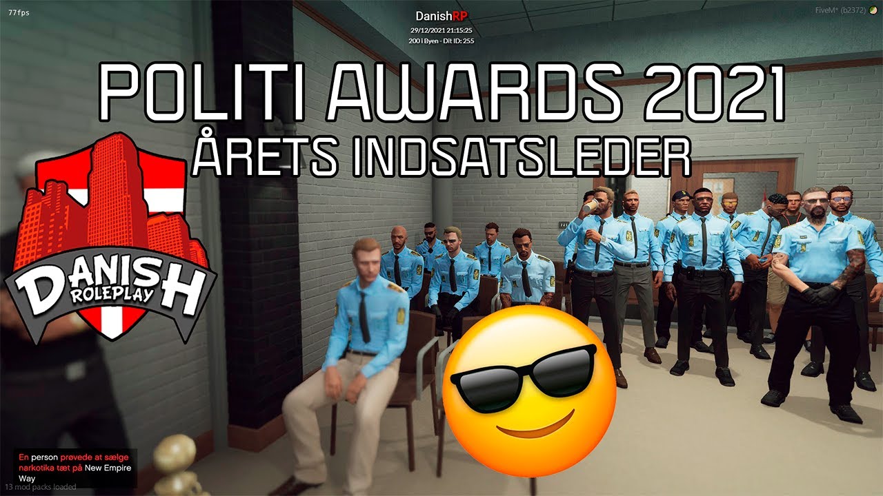 ÅRETS INDSATSLEDER! DRP POLITI AWARDS - YouTube
