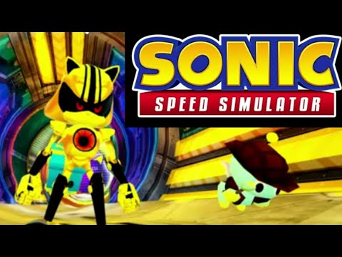Unloking Golden Metal Sonic Mach 3.0 in Sonic Speed Simulator - YouTube