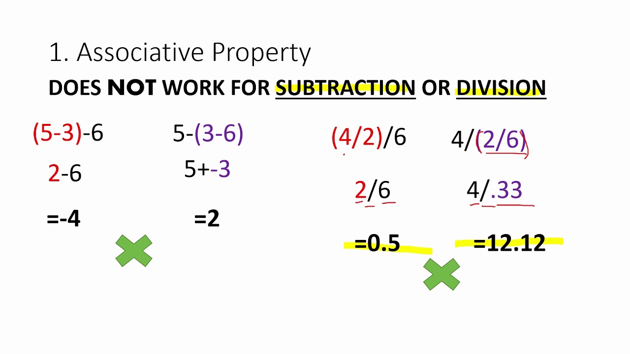 Math Lesson 1: Natural Numbers & Associative Property - YouTube