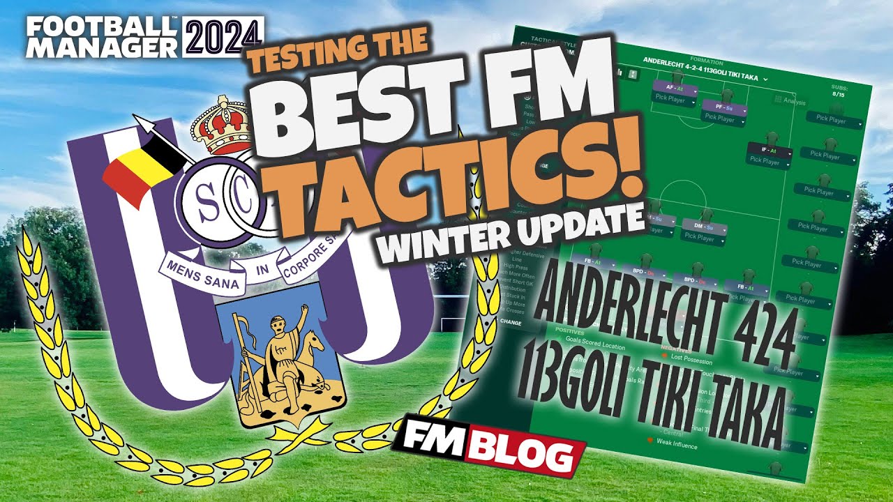 ANDERLECHT 424 | Testing the Best FM24 Tactics | Football Manager 2024 ...