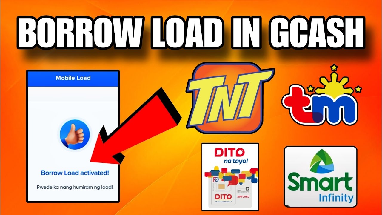 PAANO MAG BORROW LOAD SA GCASH | PAANO BA TUTORIAL? - YouTube