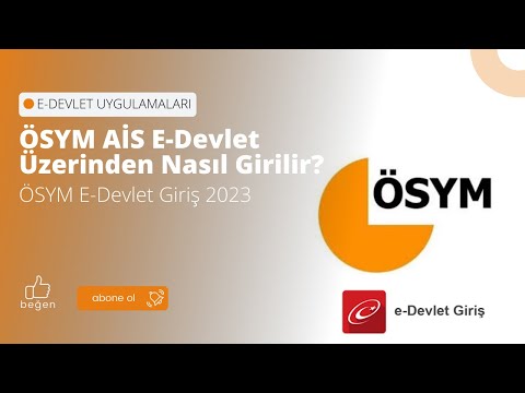 ÖSYM AİS E-Devlet Üzerinden Nasıl Girilir? ***ÖSYM E-Devlet Giriş 2023
