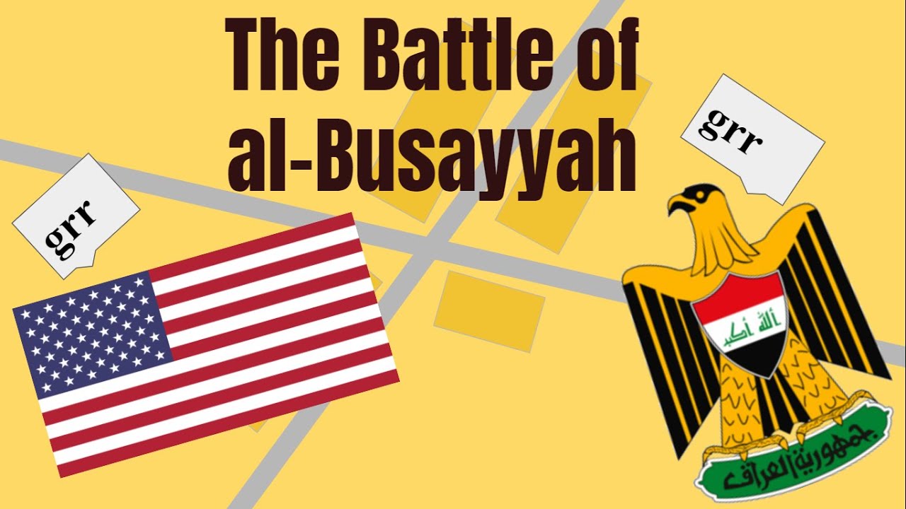 The Battle of al-Busayyah, February 26th 1991: The Gulf War - YouTube