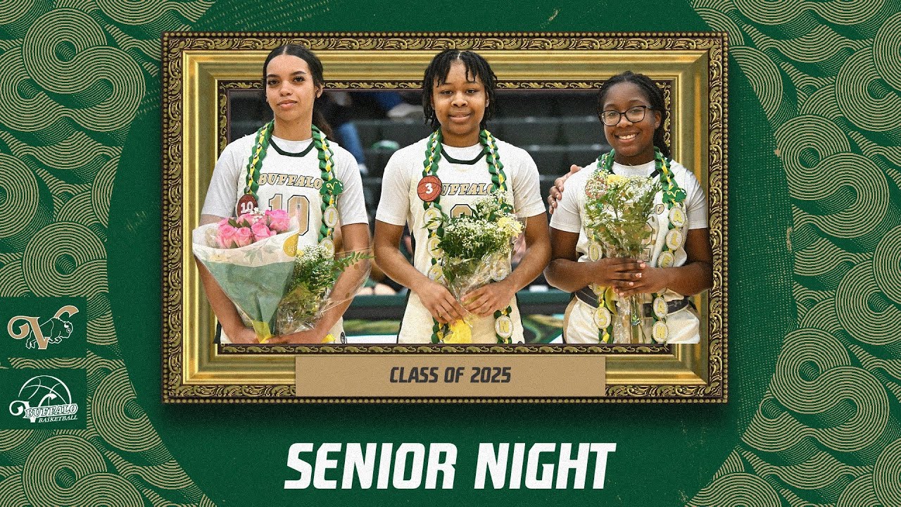 Girls Basketball Senior Night Ceremony - YouTube