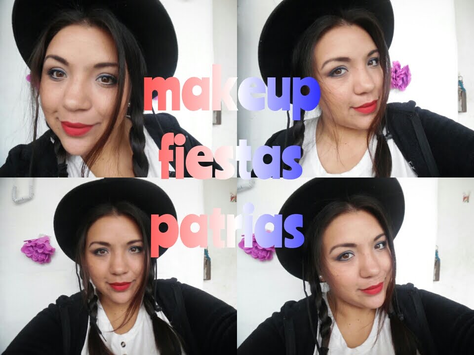 Makeup Fiestas Patrias "Chile" // Makeup Forever Denis - YouTube