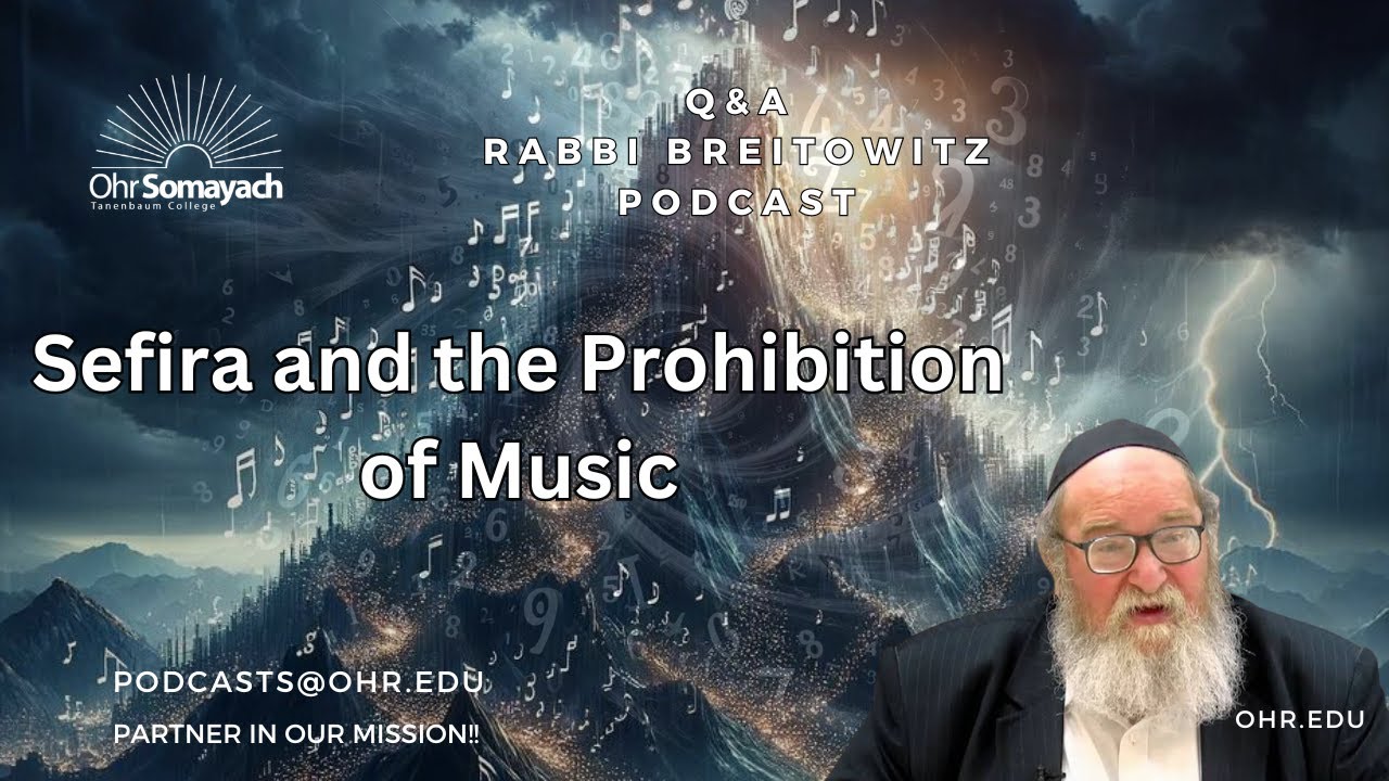 Sefira and the Prohibition of Music (HaRav Yitzchak Breitowtiz) - YouTube