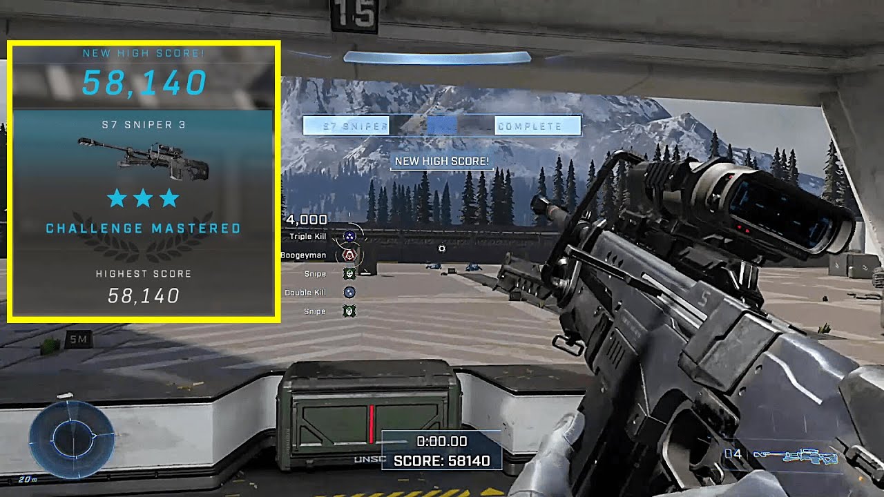 Halo Infinite // Academy - Sniper - Level 3 - 58140 Score - YouTube