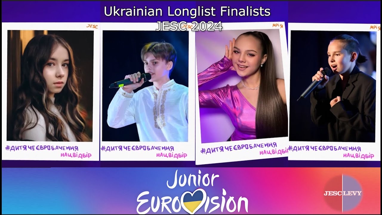 WHO Will Represent Ukraine At JESC 2024 ( Longlist Reveal ) | JESC 2024 ...