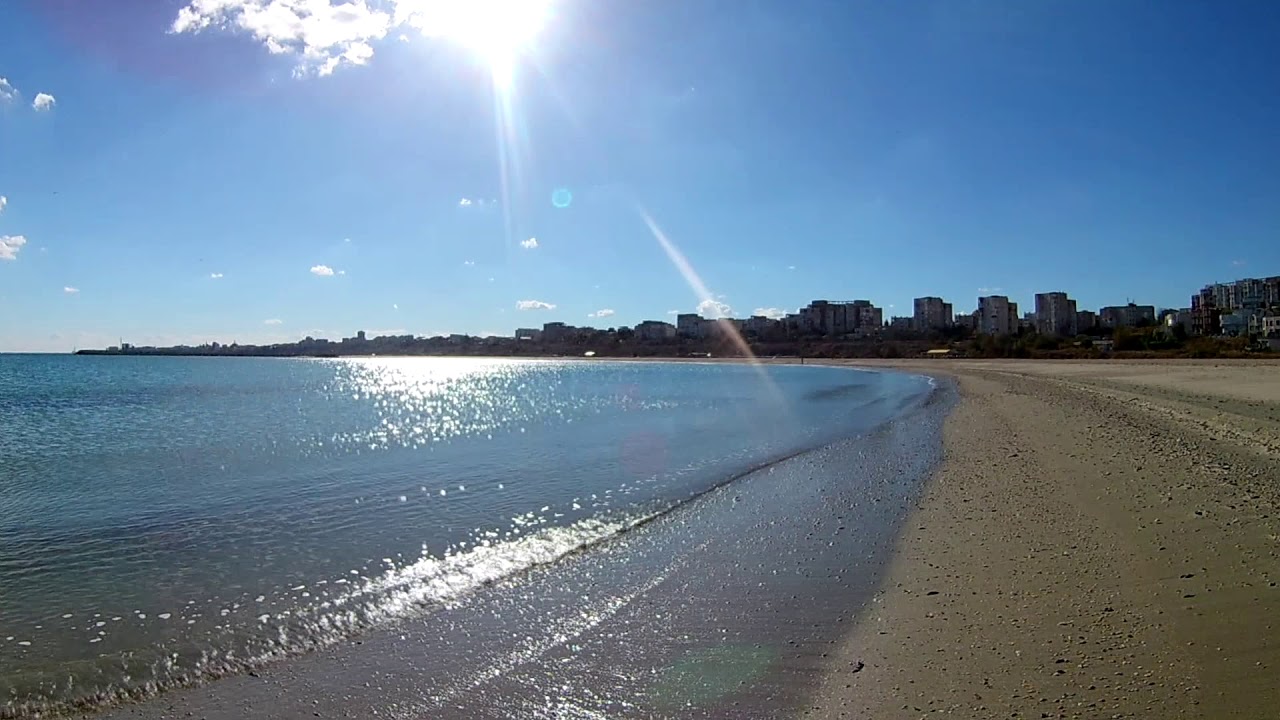 15 min HD Seashore Sounds Relax yoga sleep calm waves splash sounds ...