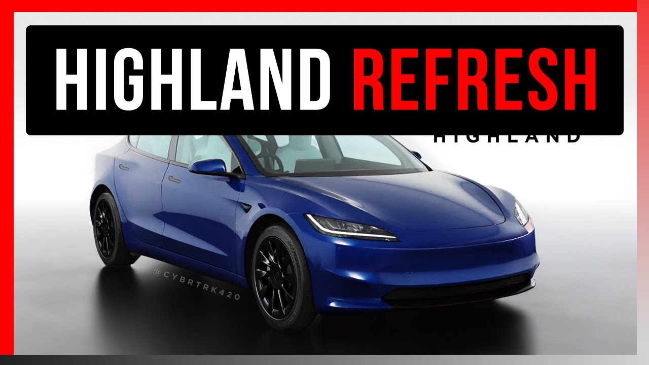 Model 3 Highland Refresh Re-Imagined DESIGN Released! - YouTube