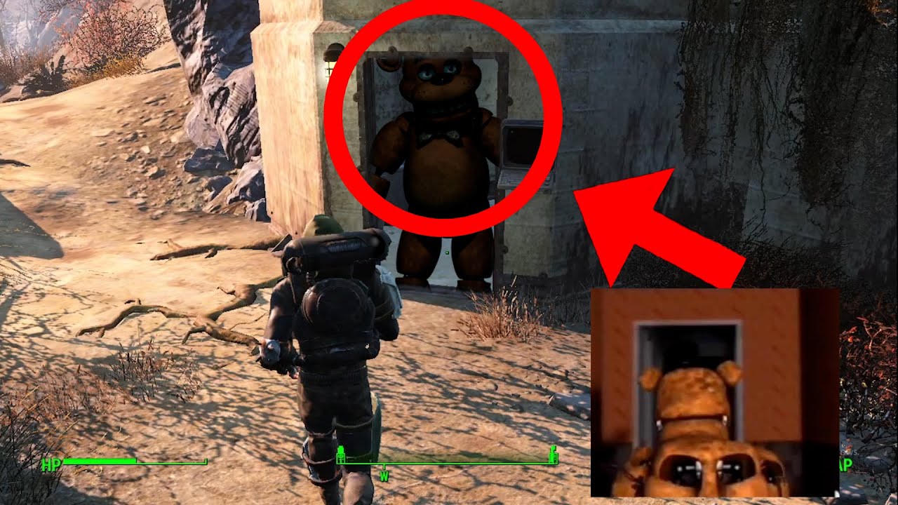 FNAF reference in Fallout 4 - YouTube