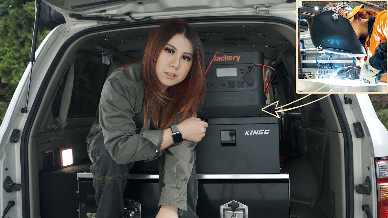 Low Budget DIY Drawer Fridge Setup - Adventure Kings 30L Drawer Fridge ...