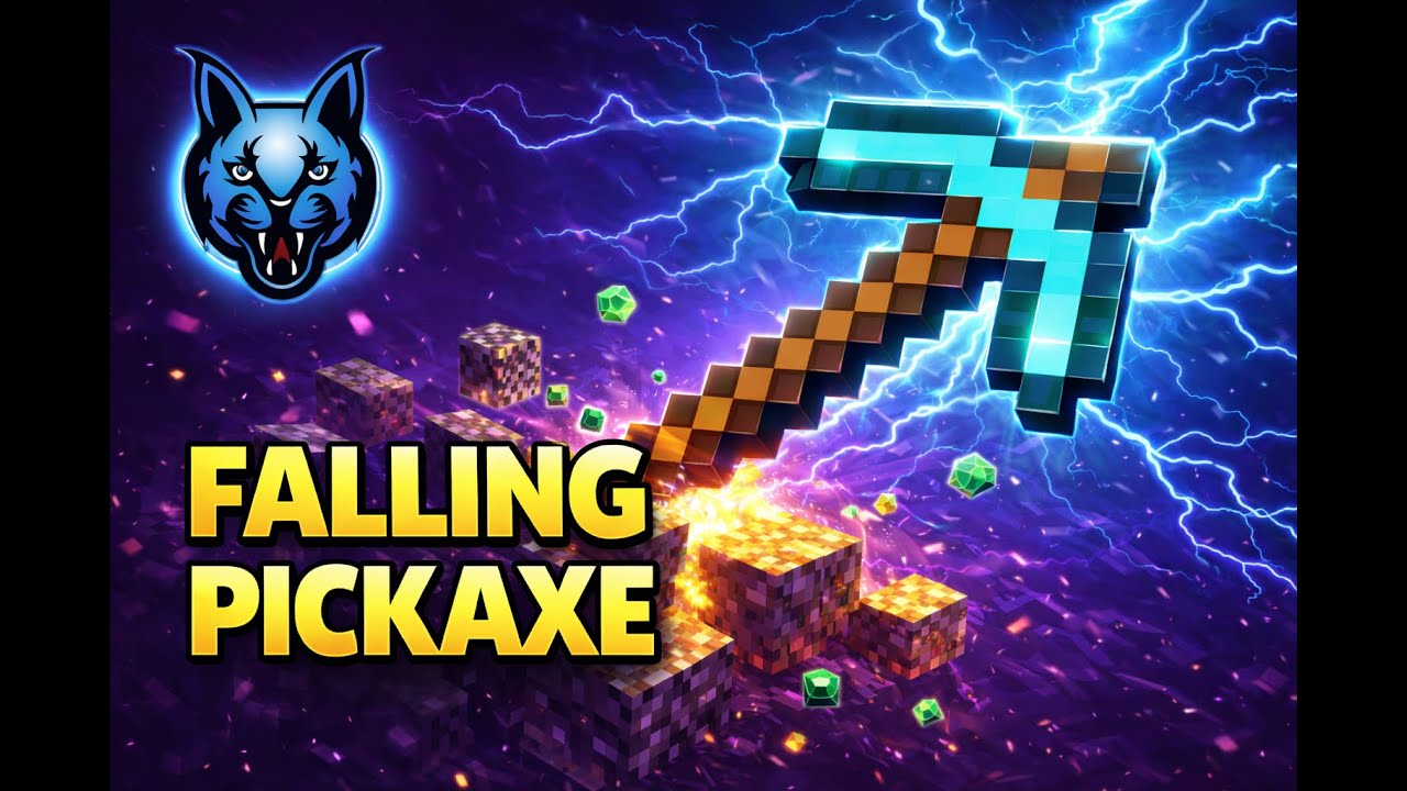 🔴 Minecraft Falling Pickaxe #shorts - YouTube