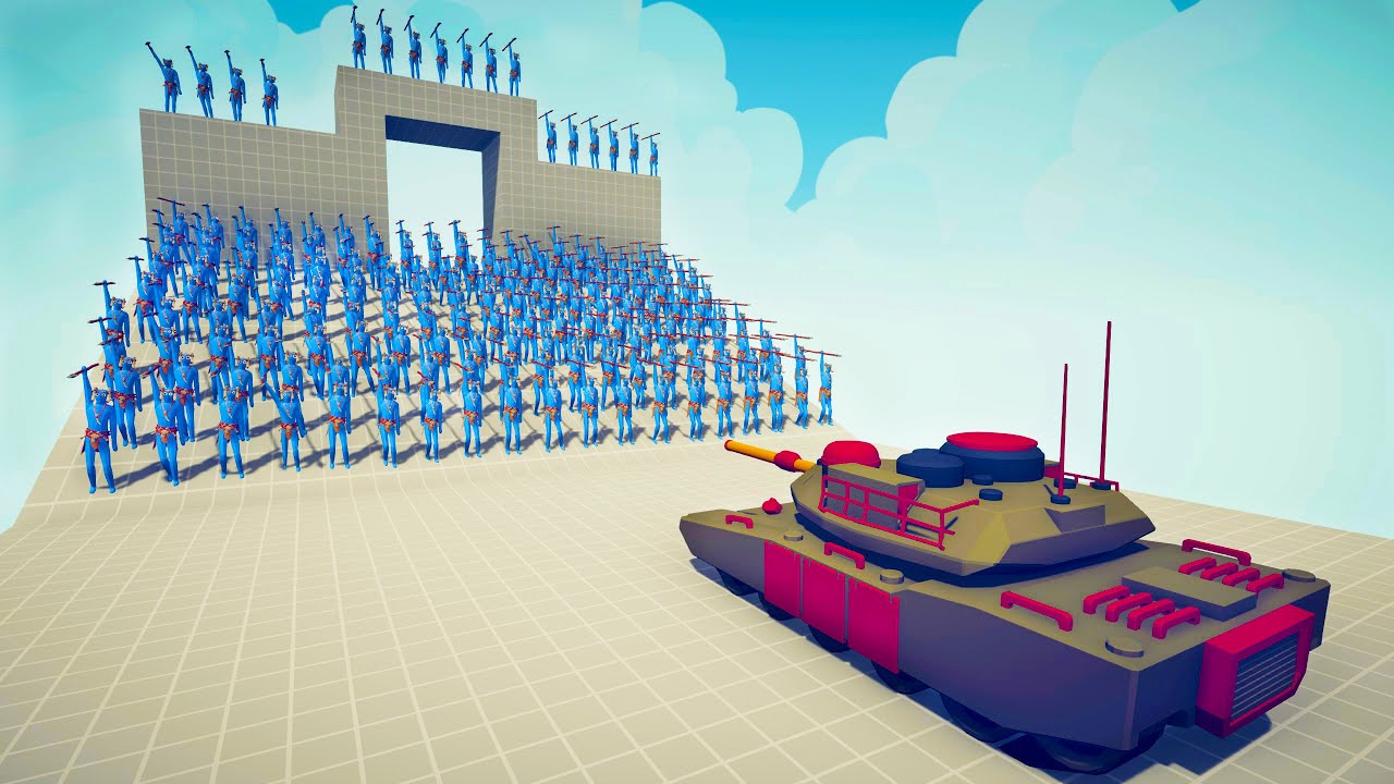 SUPER TANK vs 100x UNITS - Totally Accurate Battle Simulator TABS - YouTube