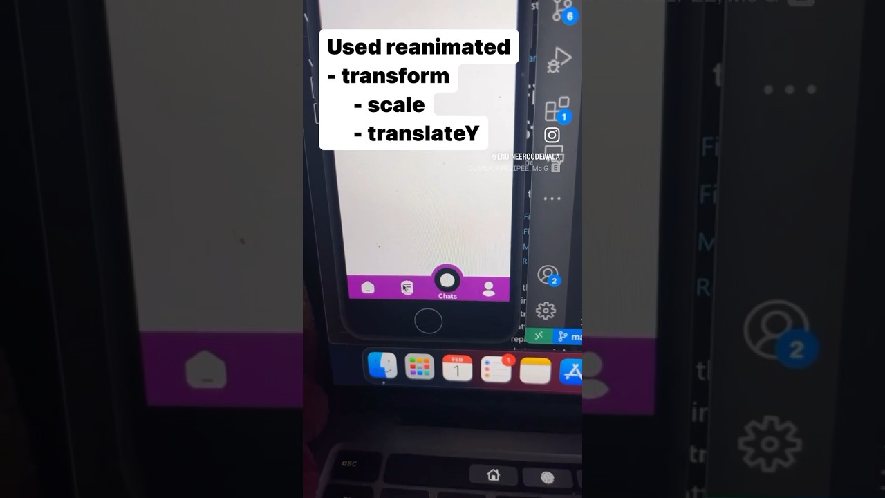 Bottom Animated Navigation π Engineercodewala Reactnative Reactnativeanimations Reanimated