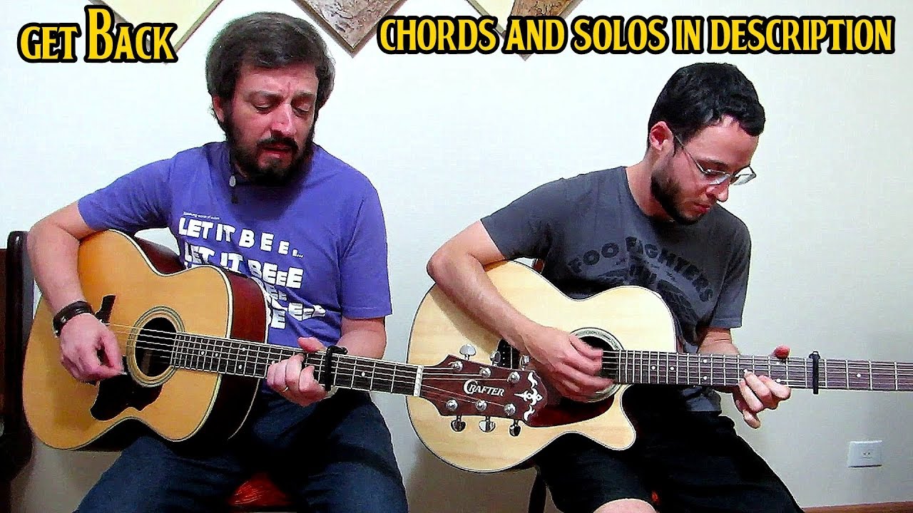 Get Back - Beatles - acoustic cover - YouTube