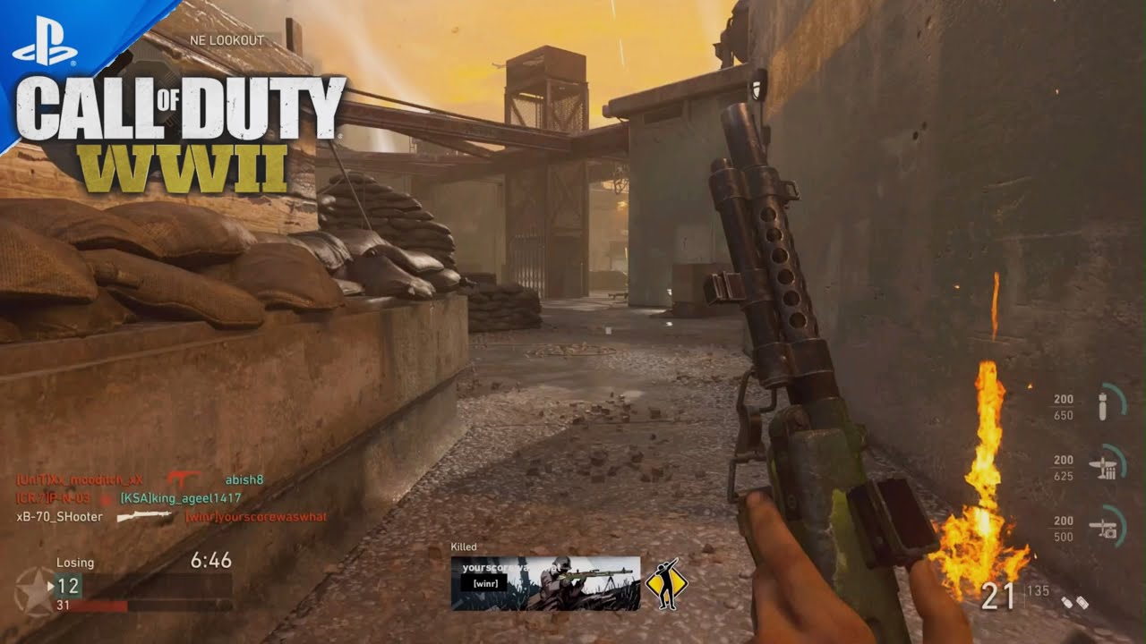Call of Duty WW2 : Multiplayer Team Deathmatch Gameplay (1080p60FPS ...