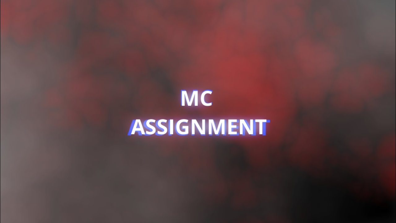 MC Assignment - Speaking Class - YouTube