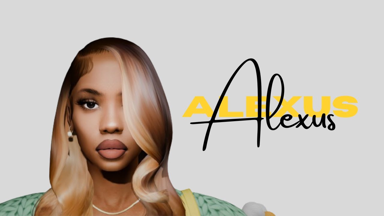 Sims 4 CAS | Alexus + CC LINKS - YouTube
