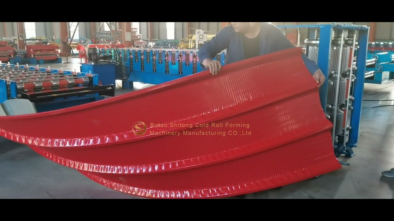 TR4 curving machine - YouTube