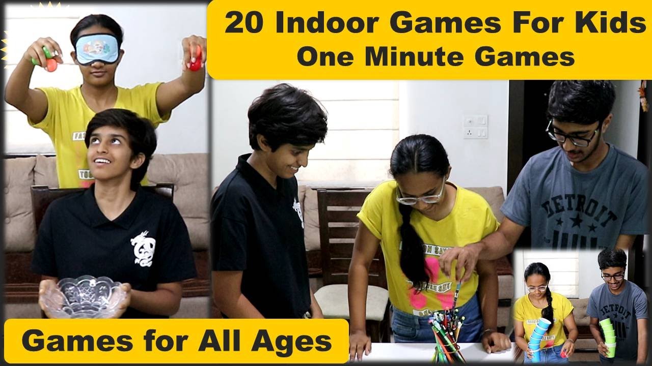 20 Party Games for Kids | One minute games for youth, teenagers ...