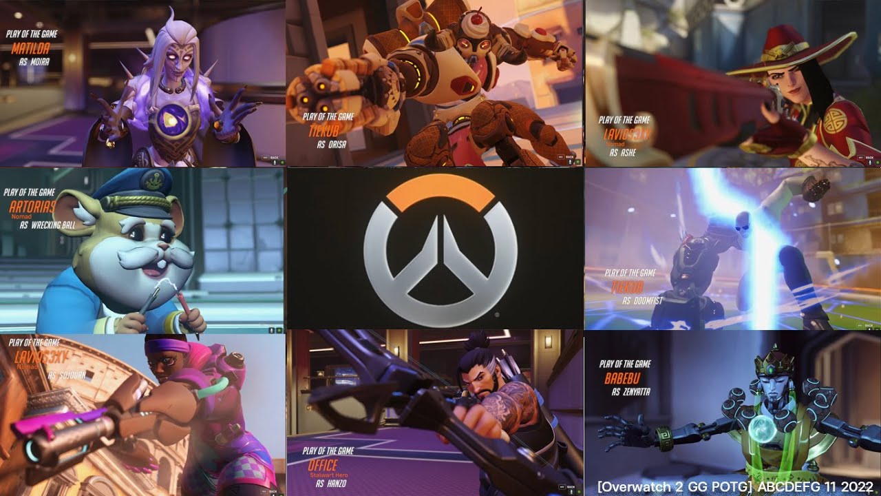 [Overwatch 2 GG POTG ABCDEFG] 11 2022 จัดมาเดือนสิบเอ็ด OW2 / 3 - YouTube