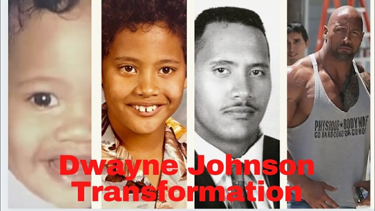 Dwayne Johnson| The Rock ,Transformation From 1 to 49 Years old⭐2021 ...