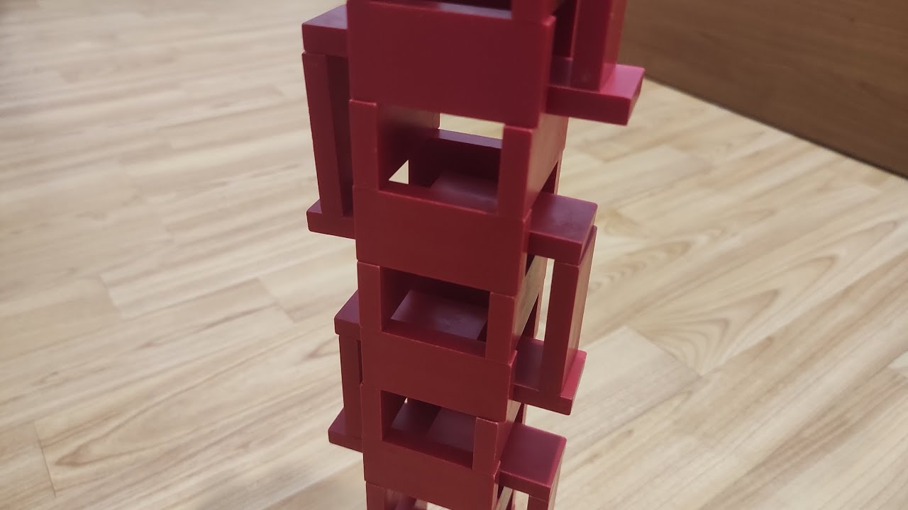 Domino tower tests - YouTube