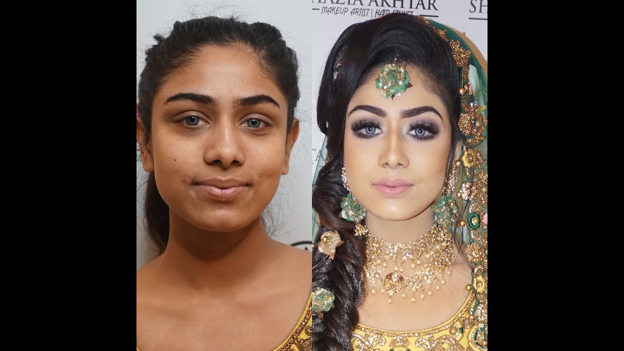 BRIDAL MEHNDI LOOK CREATED BY SHAZIA AKHTAR - YouTube