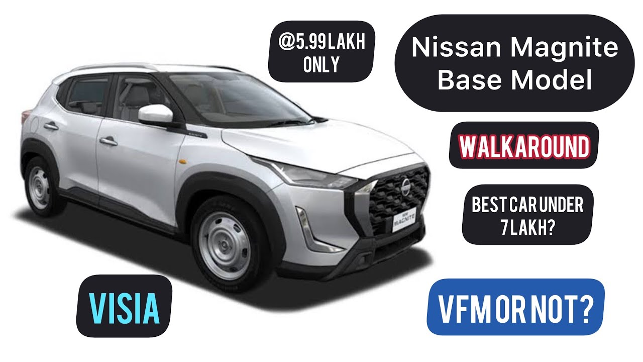 Nissan Magnite Base Model || @5.99 Lakhs || VFM or not? || Wheels and ...