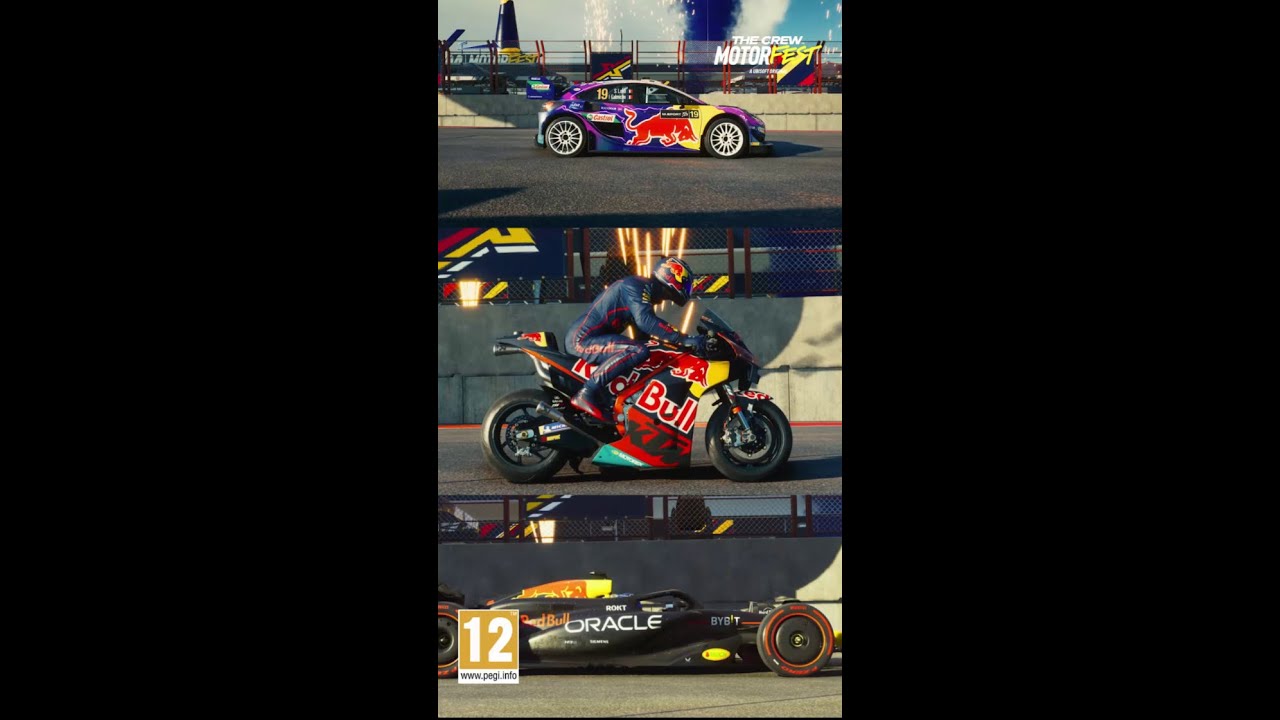 RED BULL LANDS IN MOTORFEST - YouTube