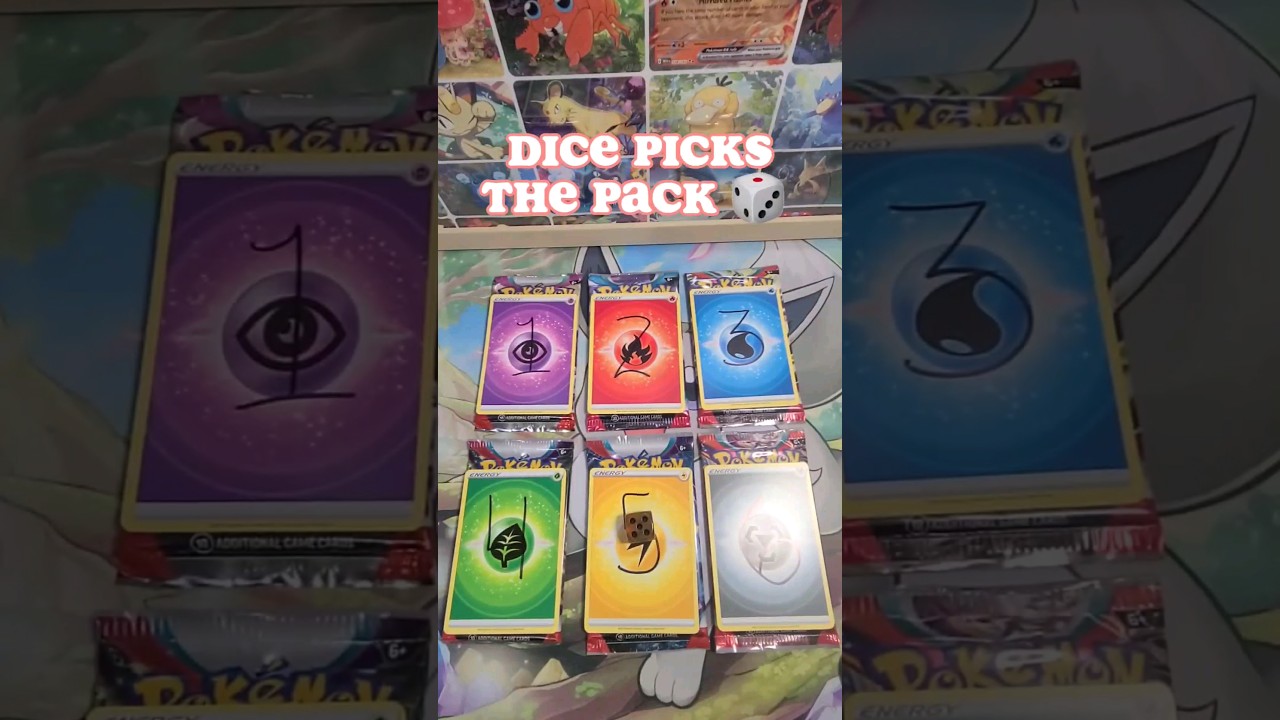 Dice picks the pack 🎲 #pokemon #gottacatchemall #tcg #tcgcommunity # ...