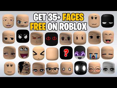 35 FREE FACES on Roblox COMPILATION [2026] 😱