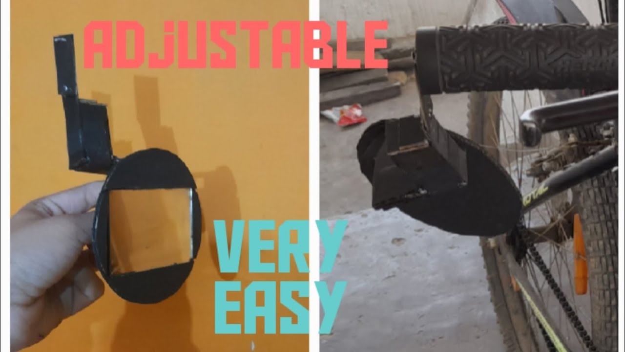How to make cardboard cycle side or rear mirror, How to modify cycle by ...