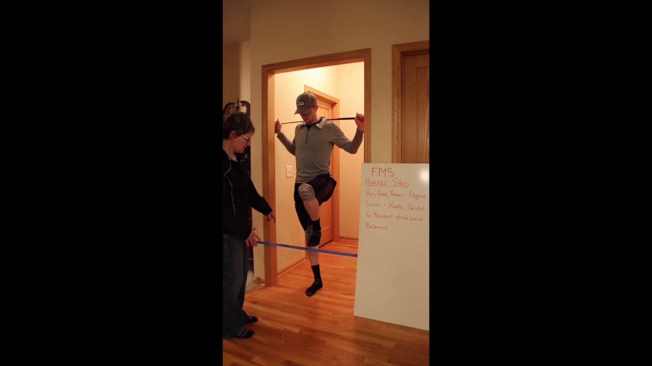Do it yourself functional movement screen - Hurdle Step - YouTube