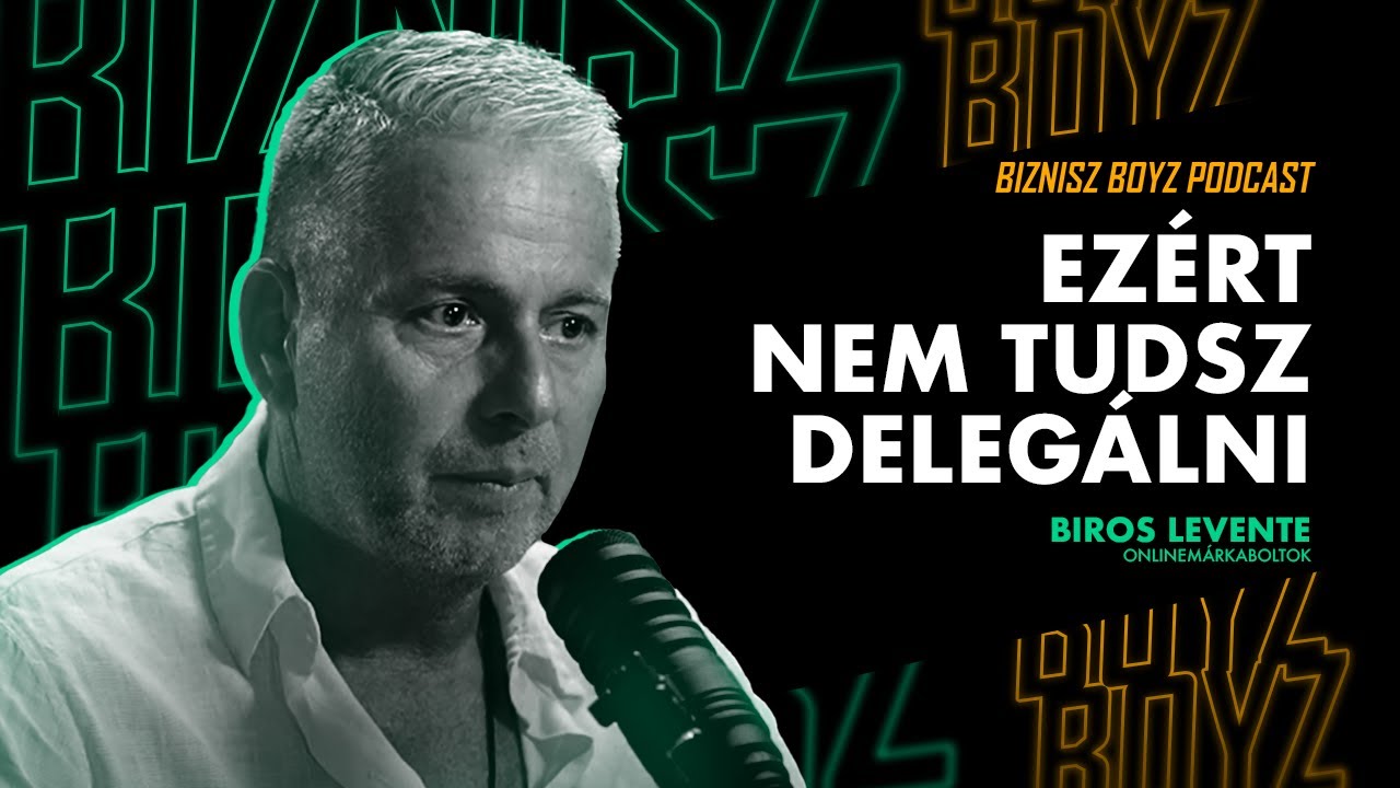 Biros Levente: Bizalom + Kontroll = Vállalkozói Szabadság | Nem tudsz ...