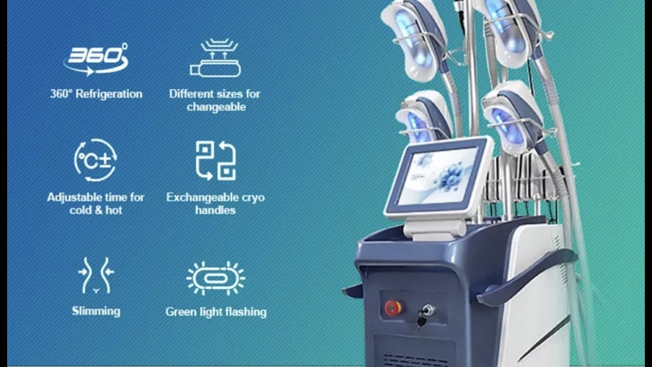 How to use the multifunctional cryolipolysis machine - YouTube