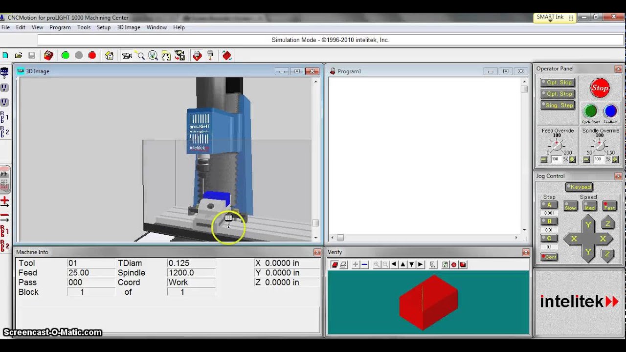 CNC Motion test - YouTube