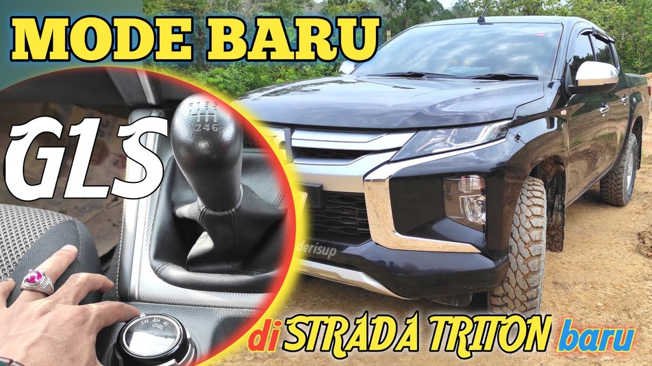 belajar mobil STRADA TRITON GLS 2020 || pengoperasian transmisi mode ...