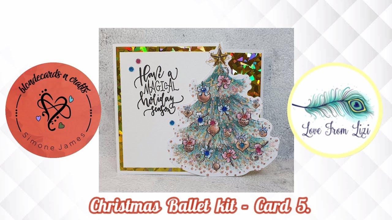 Card 5 | November 2023 ~ Christmas Ballet card kit with Simone from ...