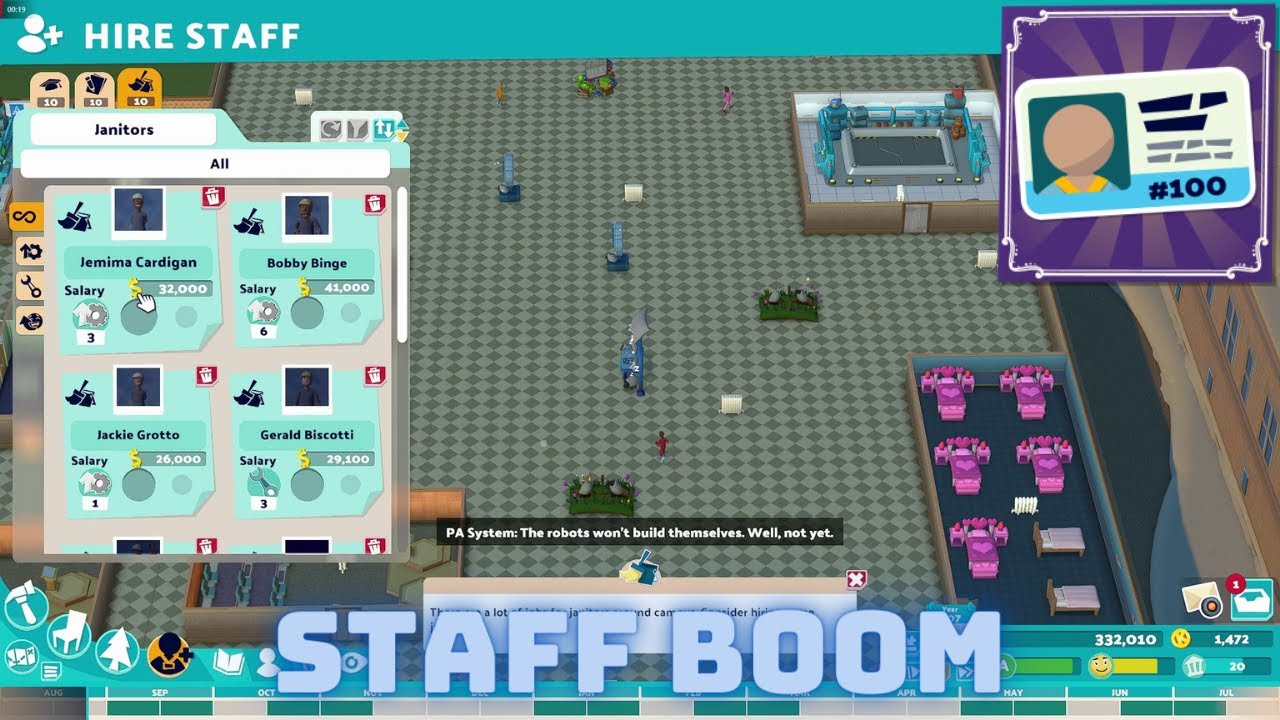 Staff Boom - Two point campus - YouTube