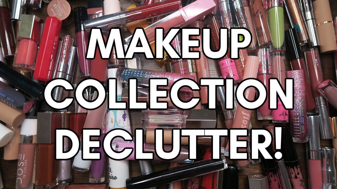 MAKEUP COLLECTION DECLUTTER & BEAUTY ROOM TOUR! - YouTube