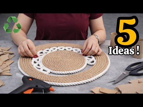 😱Cheap Cardboard, Expensive Results! 💰 5 DIY Ideas