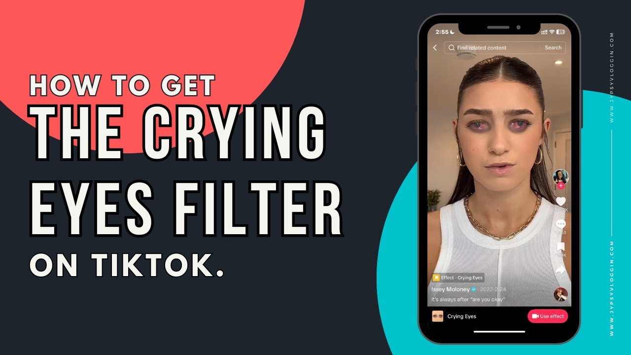 How to get The Crying Eyes Filter on TikTok? - YouTube